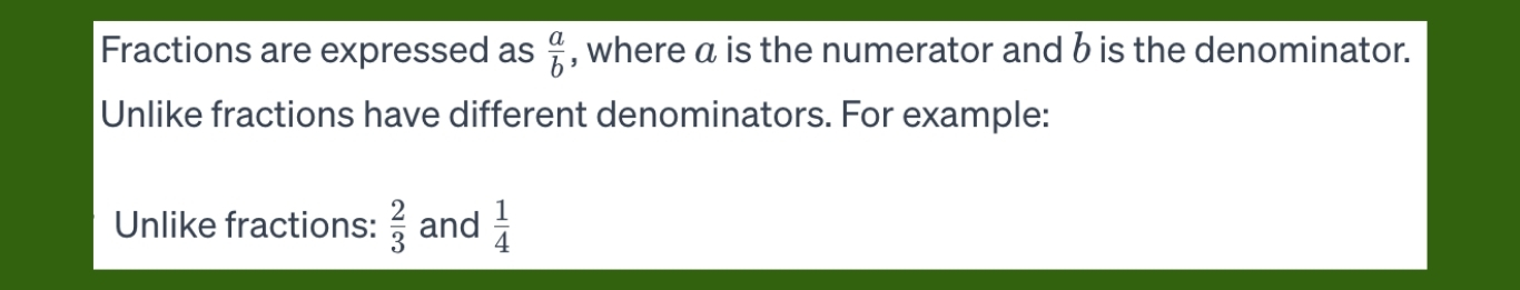 Adding and Subtracting Unlike Fractions: A Comprehensive Guide